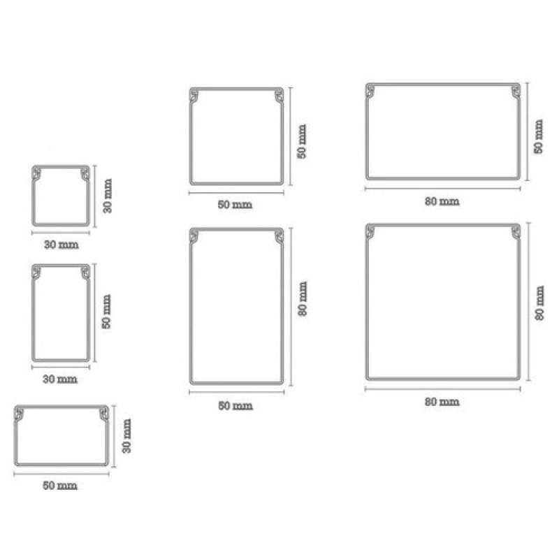 CANALETA PVC 50X30 2000mm (AxLxC) Total Aberta