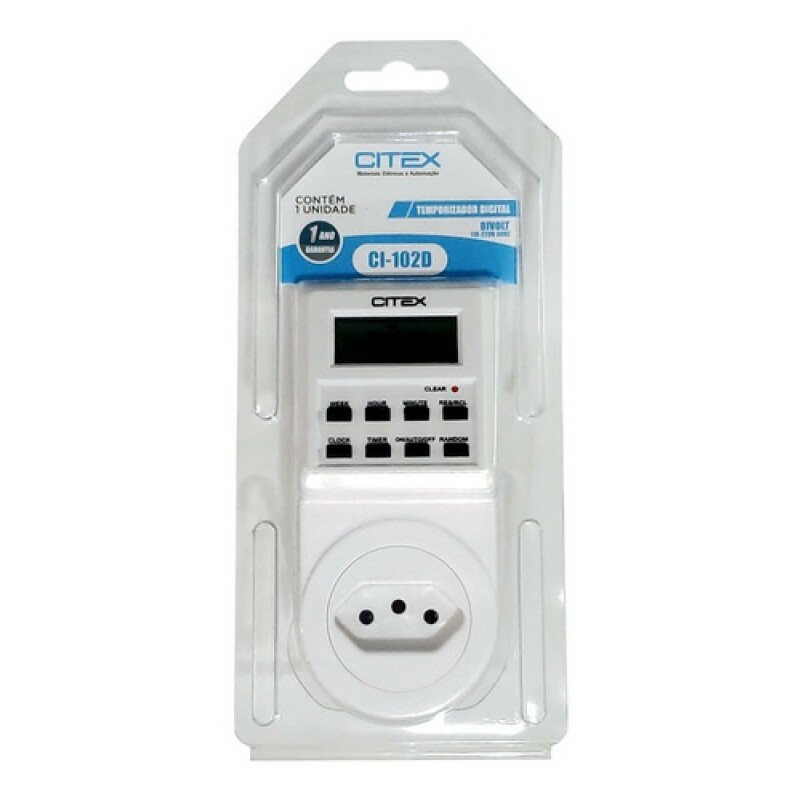 CI-102D TEMPORIZADOR DIGITAL DHM COM TOMADA 110/220V 60HZ