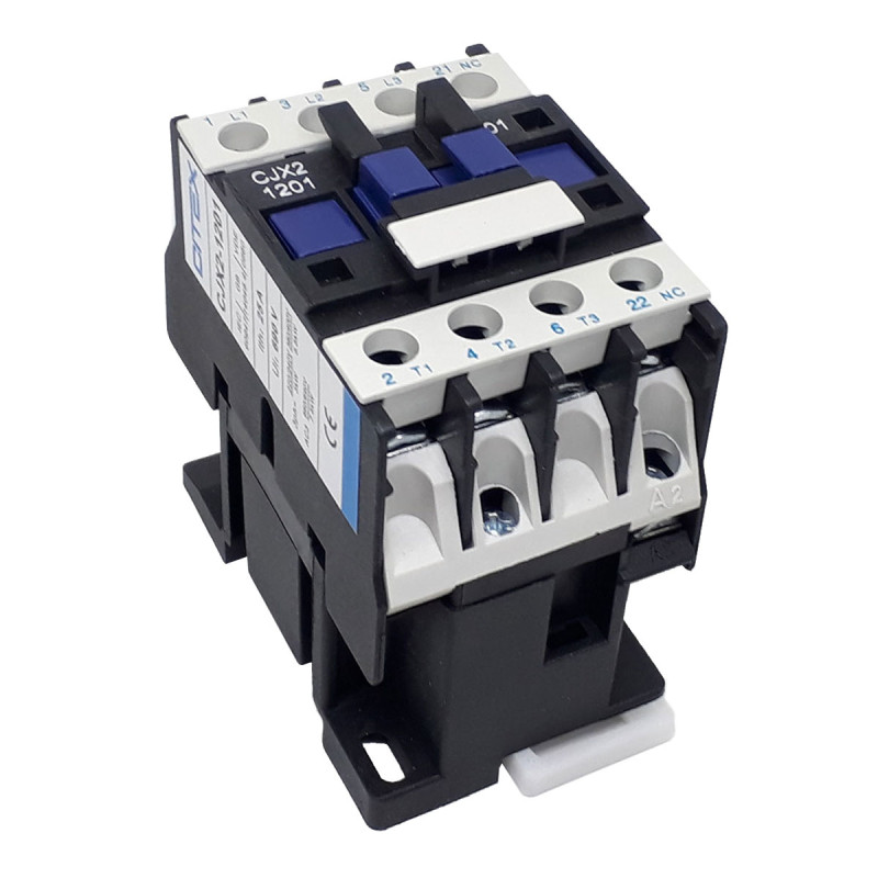 CJX2-1201 380V 50/60HZ 12A +1NF CONTATOR TRIPOLAR