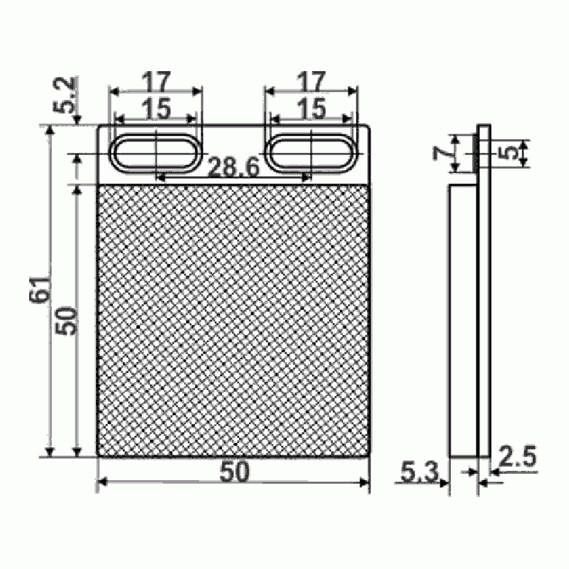 TD-08 ESPELHO PRISMÁTICO PARA SENSOR FOTOELÉTRICO (367P13D3)