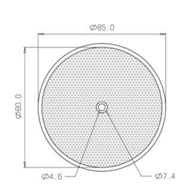 TD-05 ESPELHO PRISMÁTICO PARA SENSOR FOTOELÉTRICO