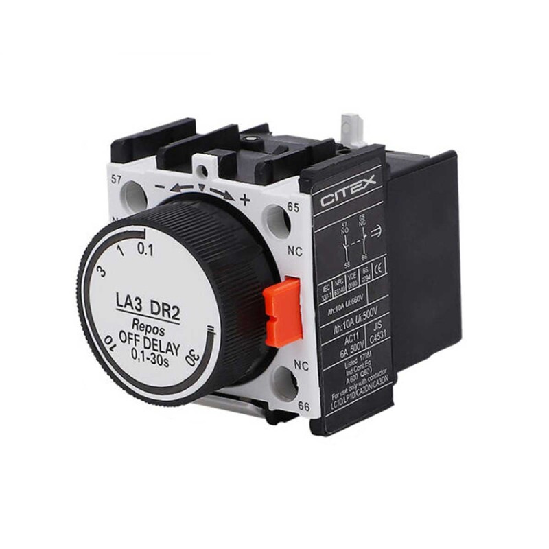 LADR2 BLOCO DE CONTATO TEMPORIZADO Off delay 30s 1NA+1NF